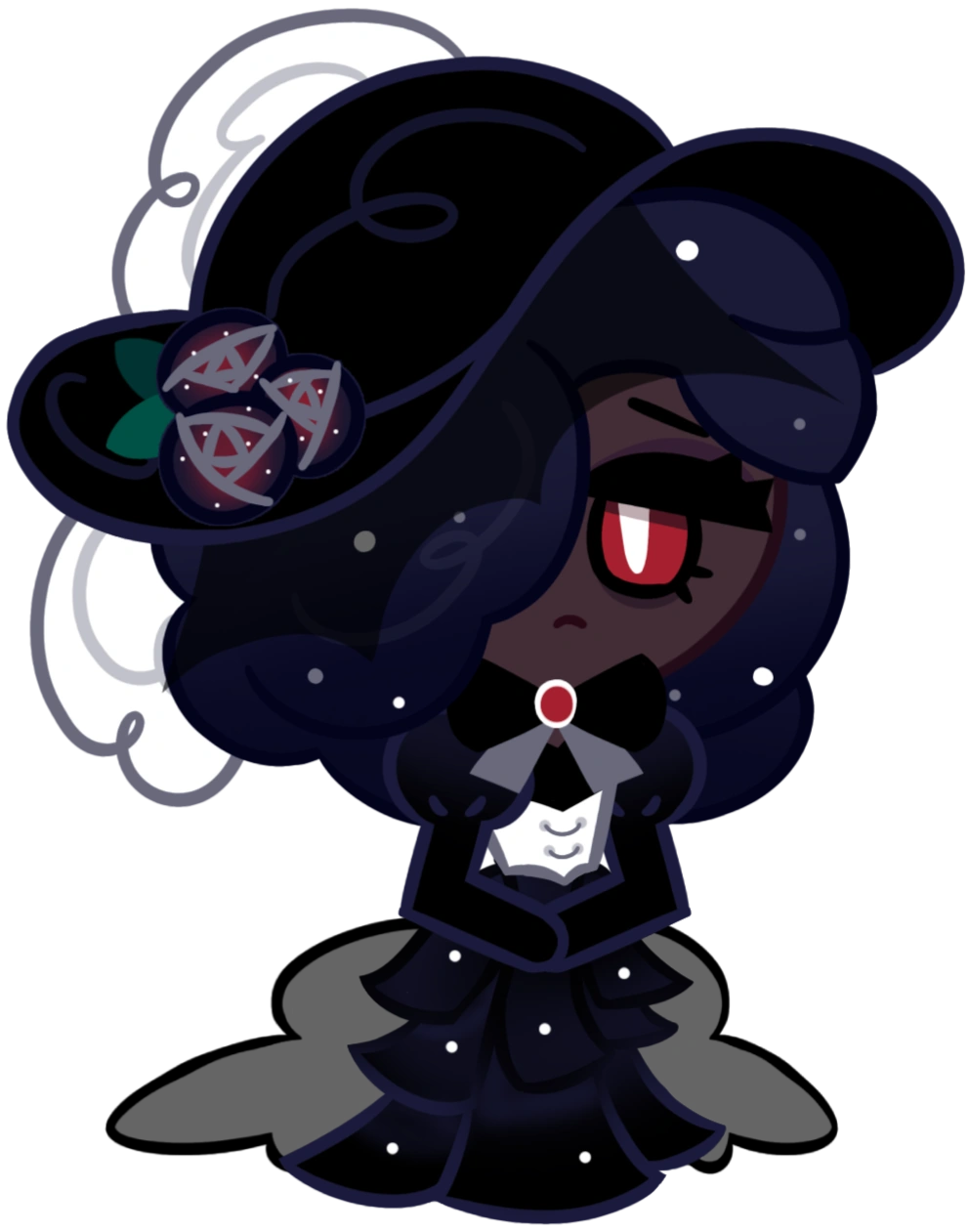 Midnight Rose Cookie | Cookie Run: Kingdom OCs Wiki | Fandom