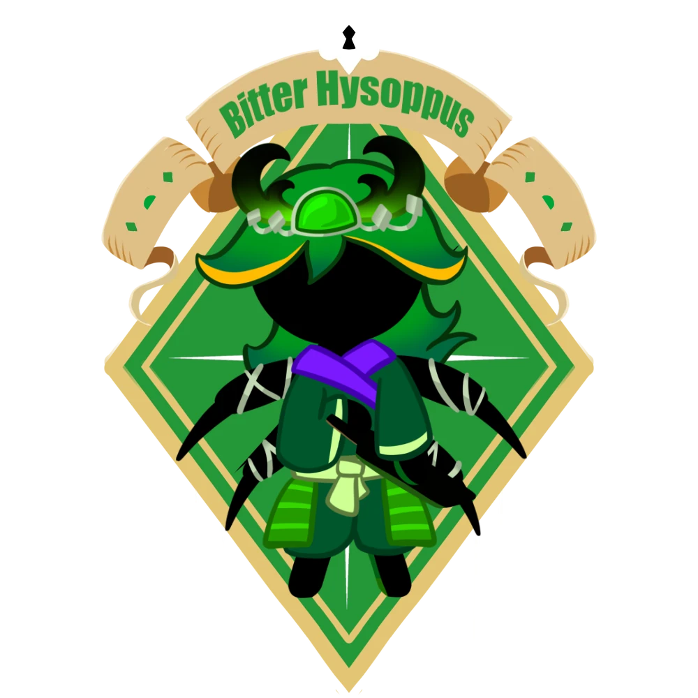 Bitter Hyssopus Cookie | Cookie Run: Kingdom OCs Wiki | Fandom
