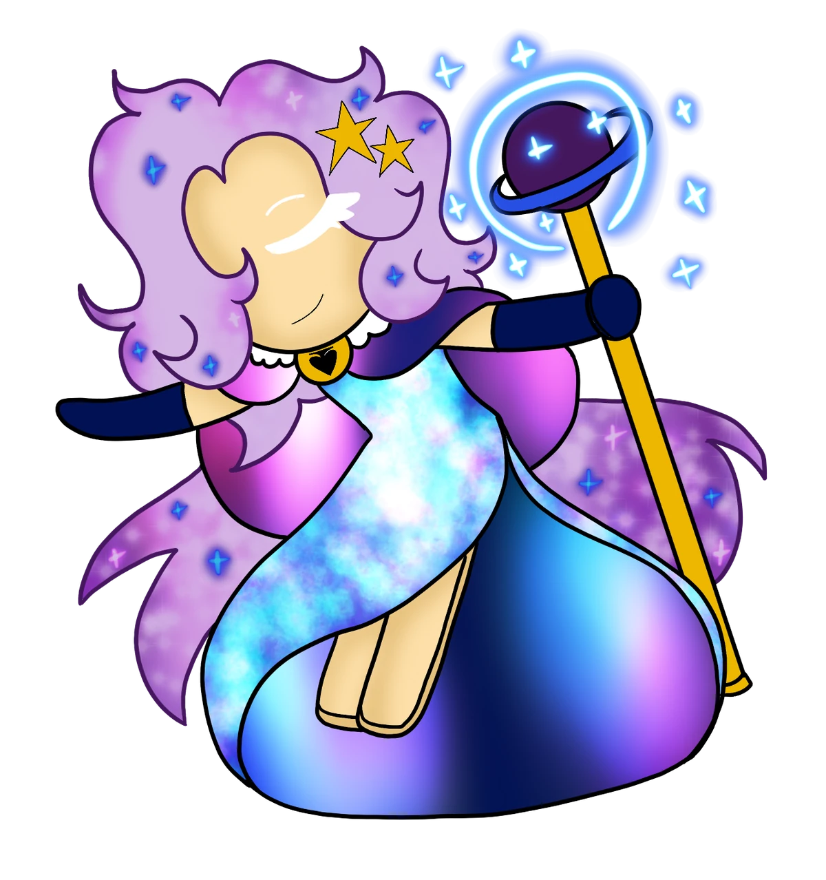 Galaxy Roll Cookie (Trinity)'s Gallery | Cookie Run: Kingdom OCs Wiki ...