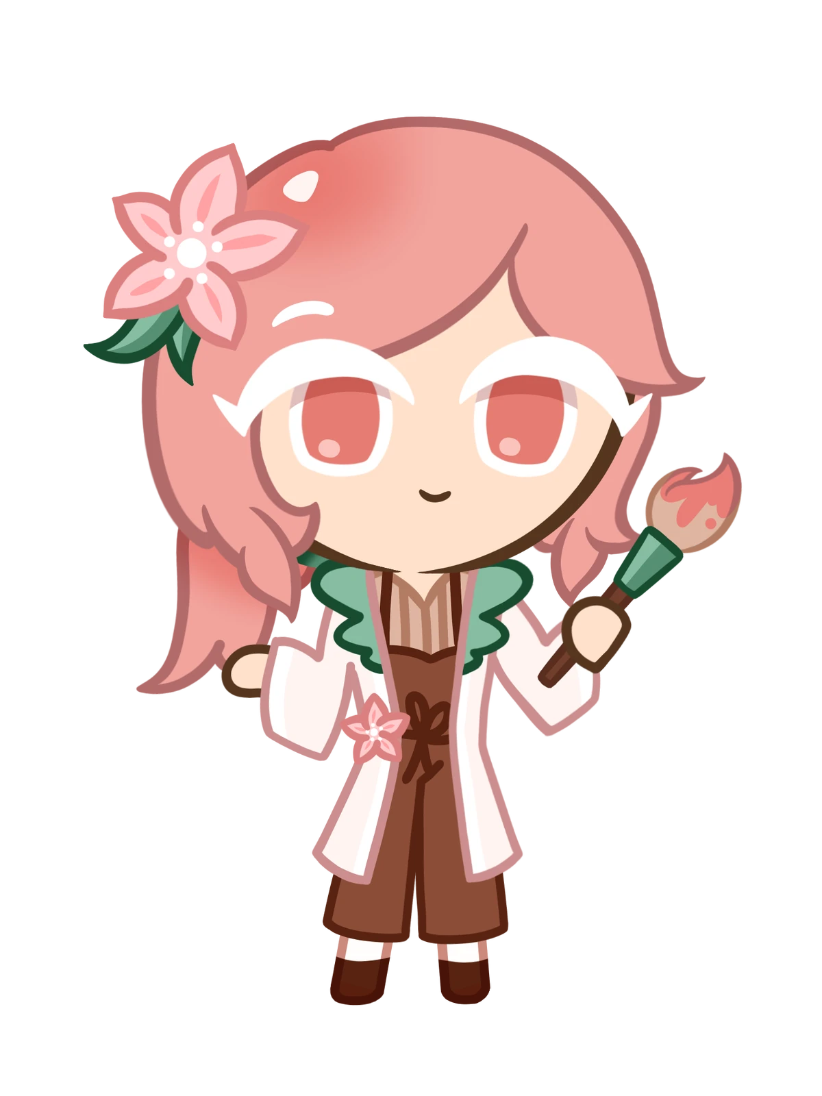 Splatter Sakura Cookie | Cookie Run: Kingdom OCs Wiki | Fandom