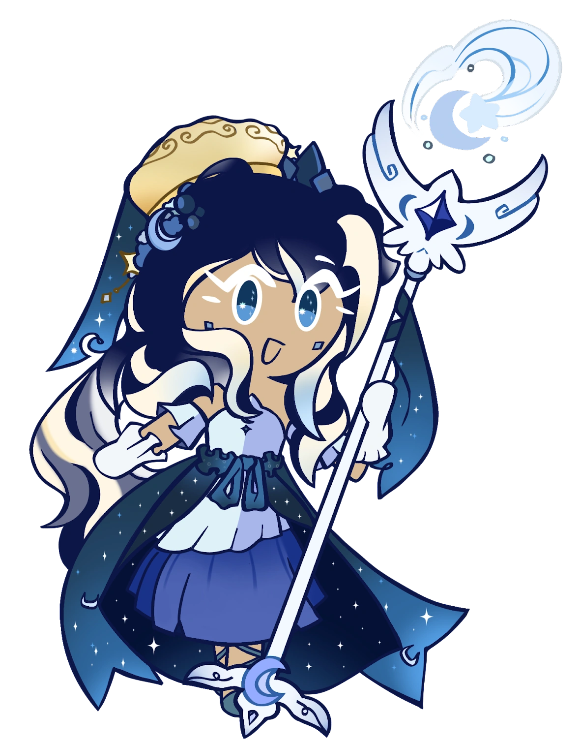 Sapphire Mooncake Cookie | Cookie Run: Kingdom OCs Wiki | Fandom