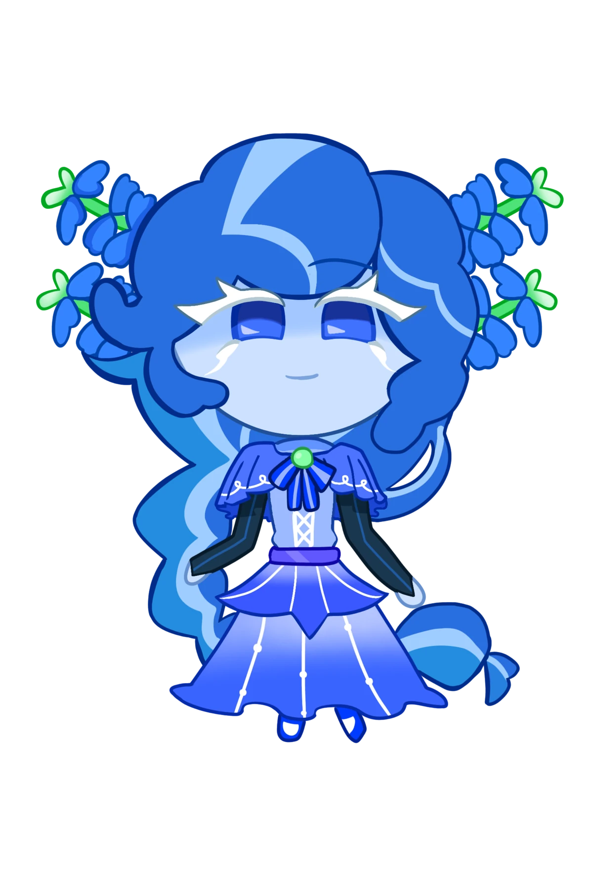 Azure Delphinium Cookie | Cookie Run: Kingdom OCs Wiki | Fandom