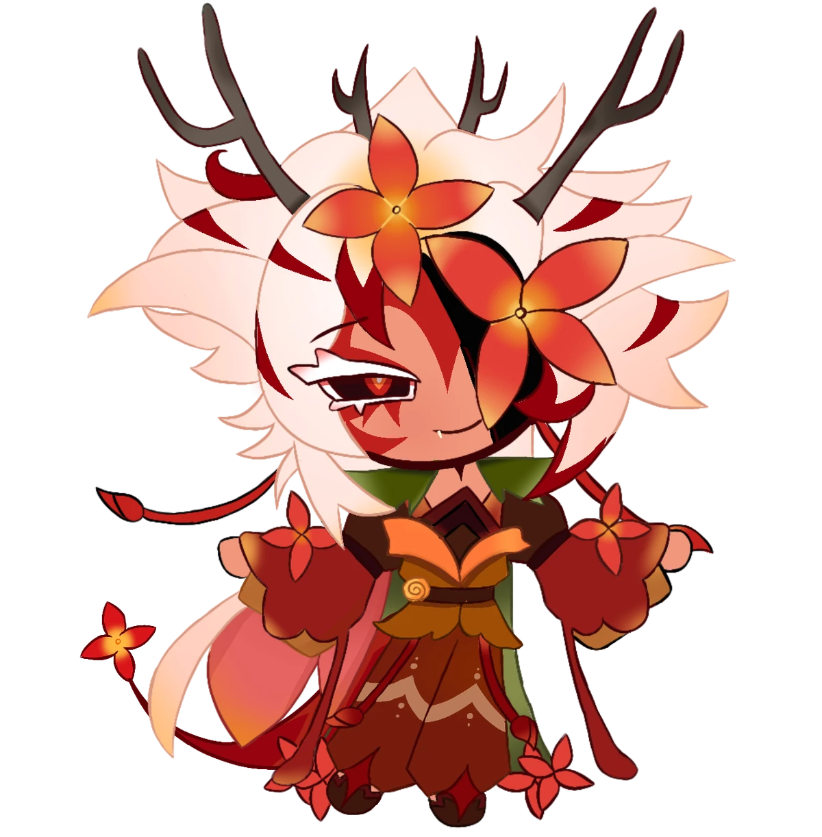 Ixora Dragon Cookie | Cookie Run: Kingdom OCs Wiki | Fandom