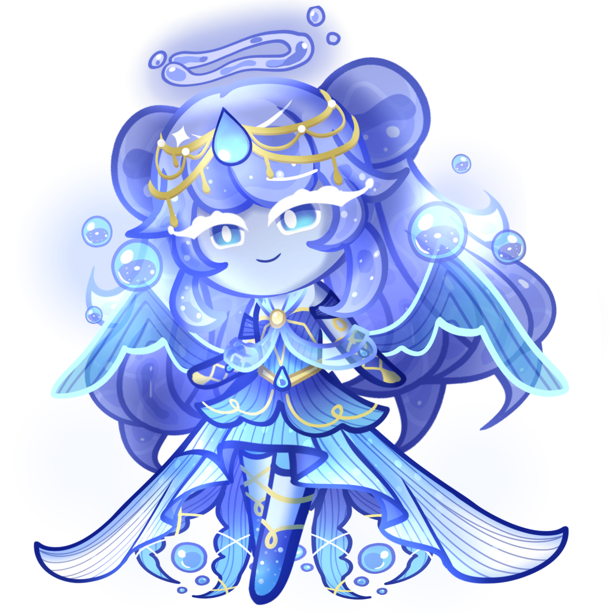 Luminescent Water Cookies Costumes Cookie Run Kingdom Ocs Wiki Fandom