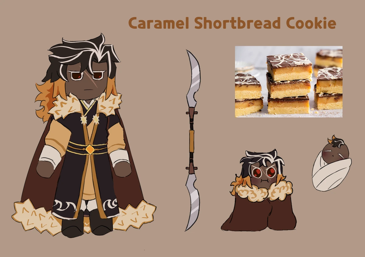 Caramel Shortbread Cookie | Cookie Run: Kingdom OCs Wiki | Fandom