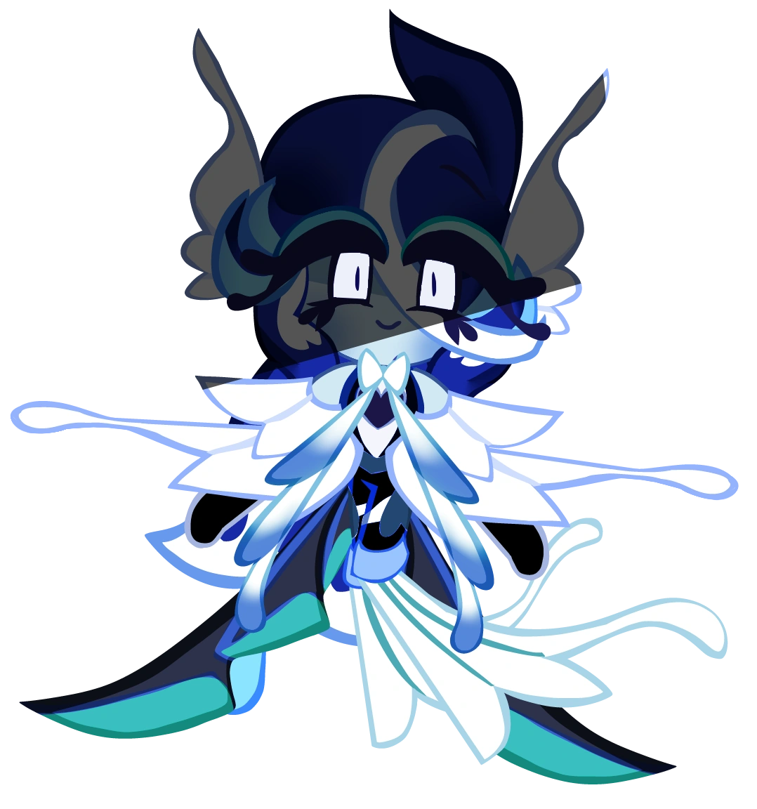 Indigo Bloom Cookie (Overclocked) | Cookie Run: Kingdom OCs Wiki | Fandom