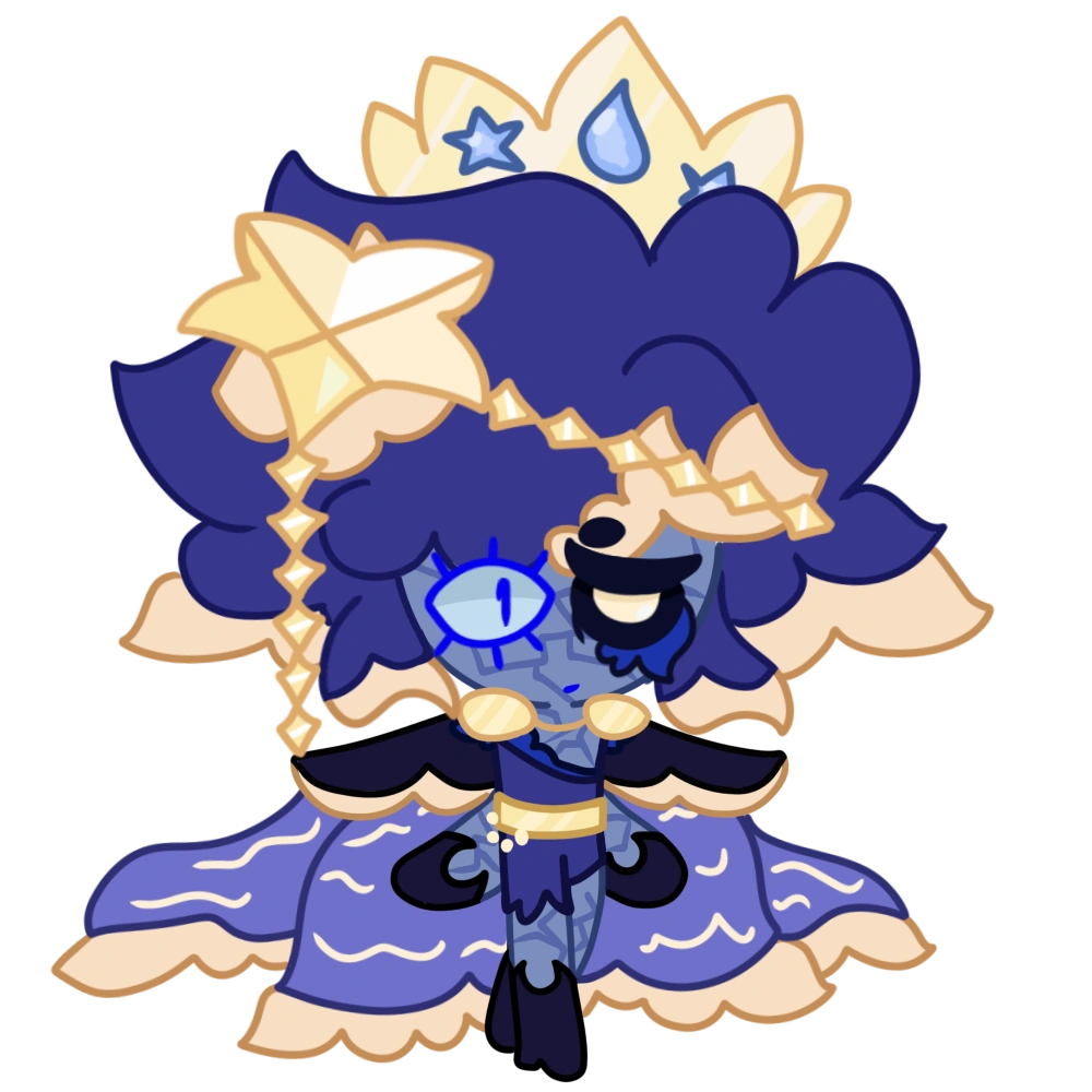 Descended Neptune Cookie | Cookie Run: Kingdom OCs Wiki | Fandom