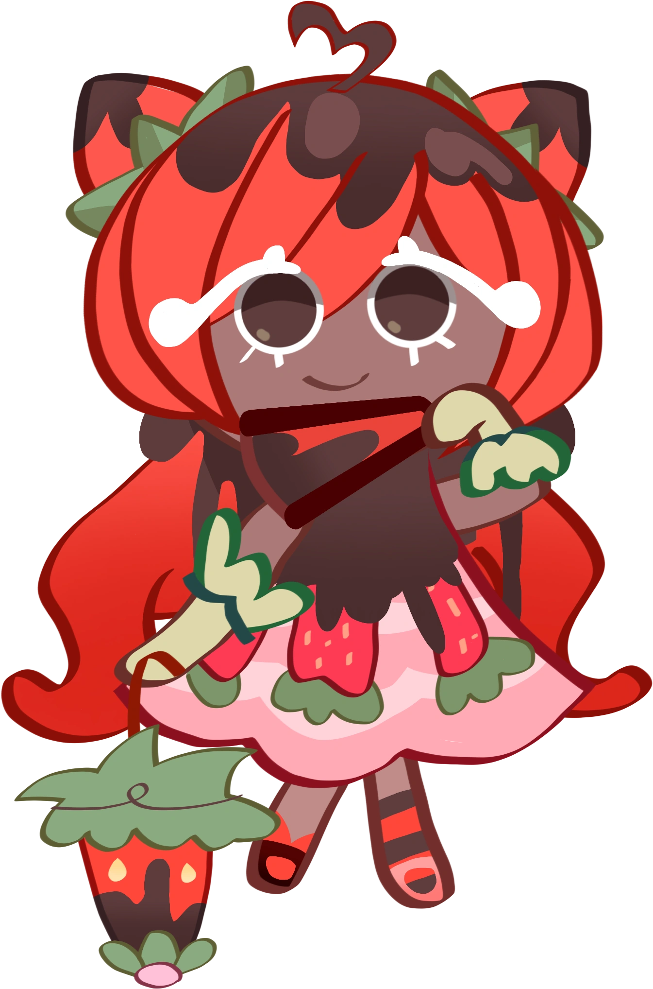Strawberry Choco Cookie | Cookie Run: kingdom OCs Wiki | Fandom