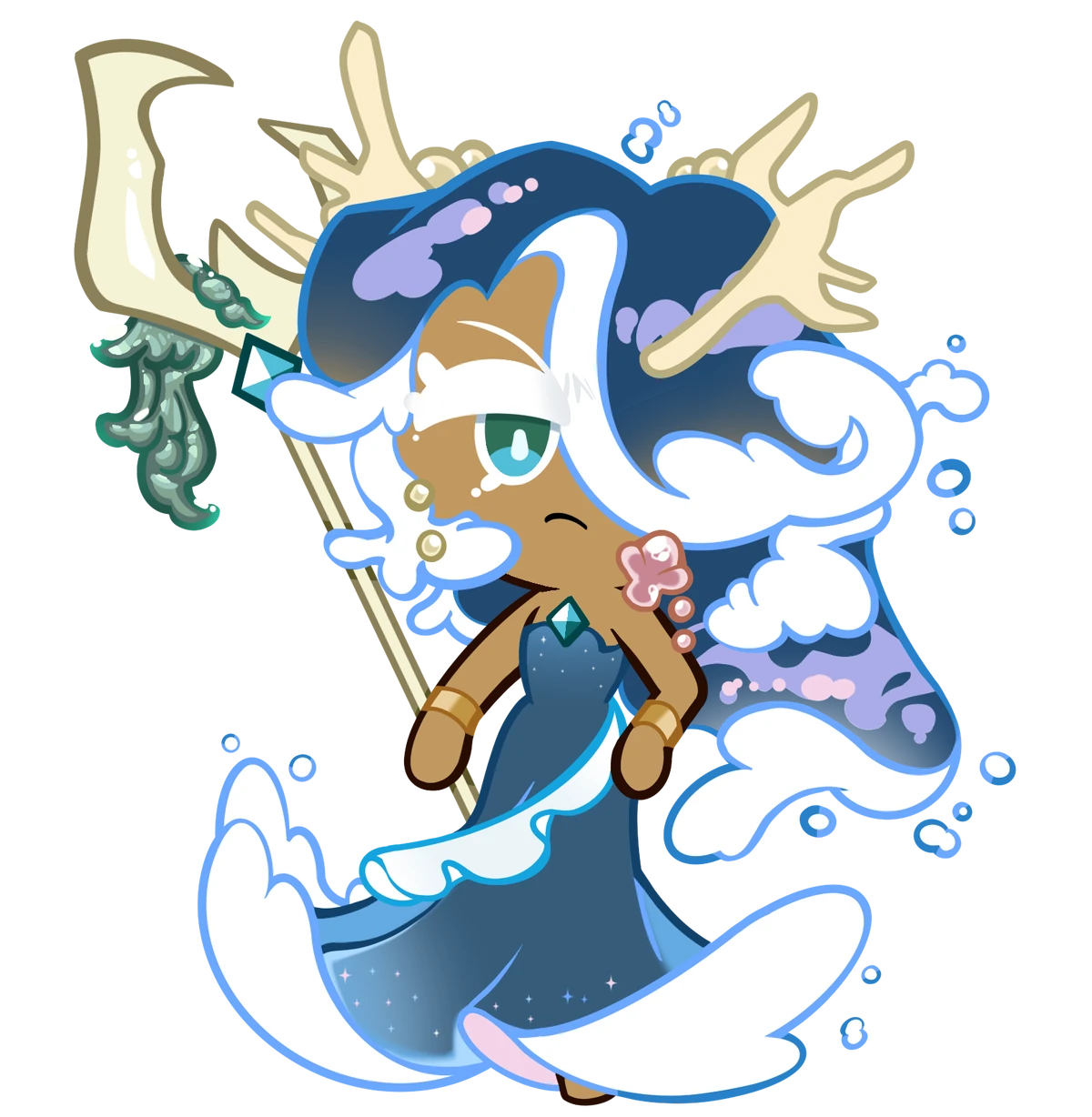 Ocean Nymph Cookie | Cookie Run: Kingdom OCs Wiki | Fandom