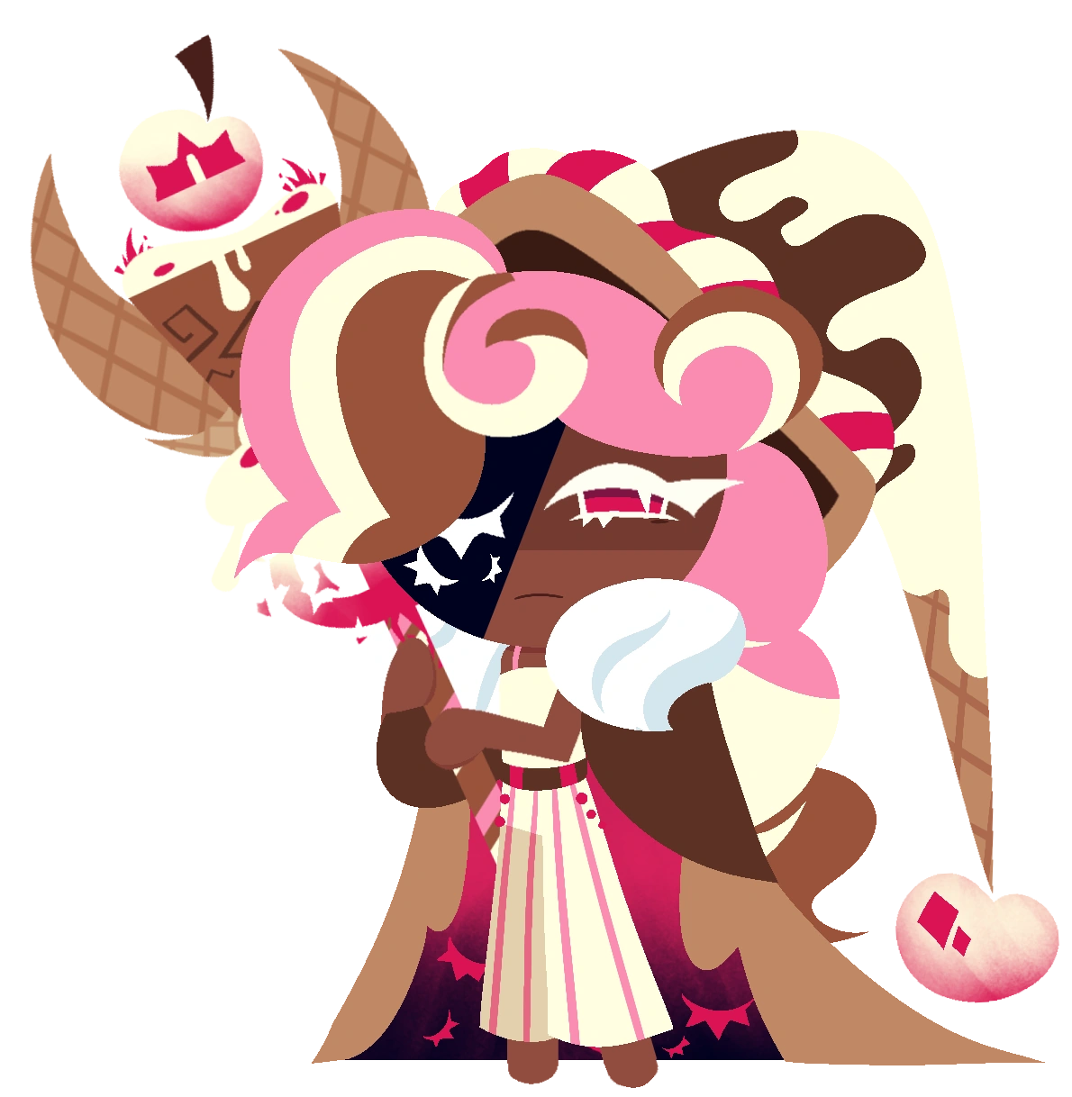Melted Neapolitan Cookie | Cookie Run: Kingdom OCs Wiki | Fandom