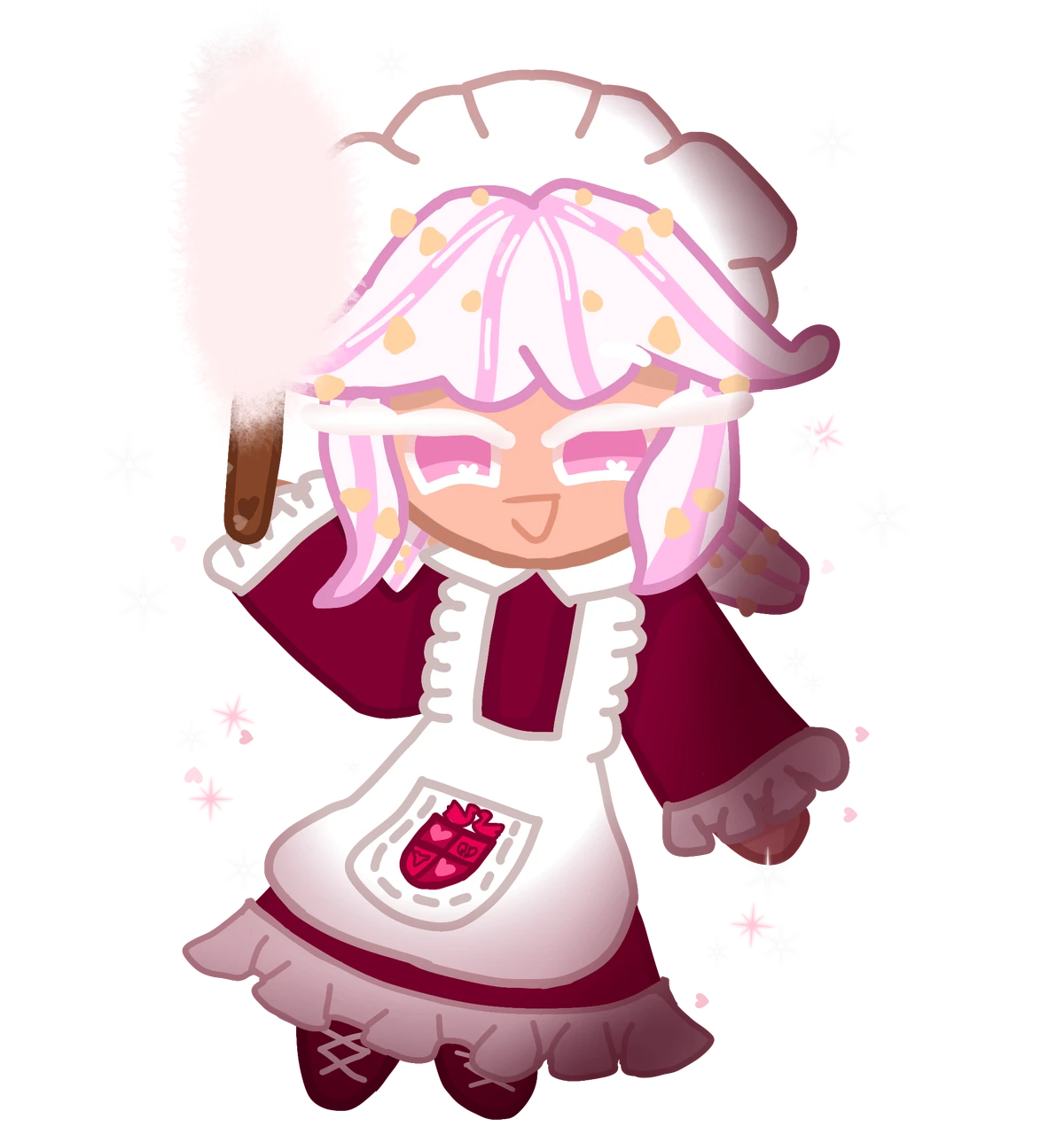 Pink Nougat Maid Cookie | Cookie Run: Kingdom OCs Wiki | Fandom