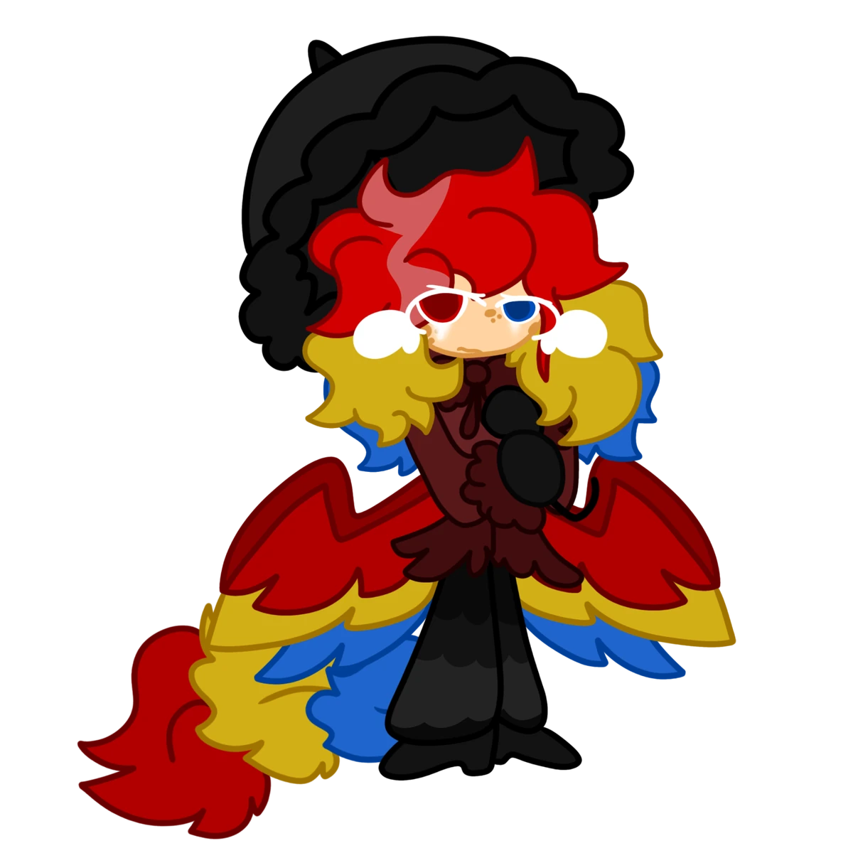 Dazzling Macaw Cookie's Costumes | Cookie Run: Kingdom OCs Wiki | Fandom
