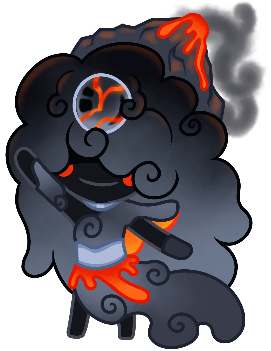 Volcanic Ash Cookie | Cookie Run: Kingdom OCs Wiki | Fandom