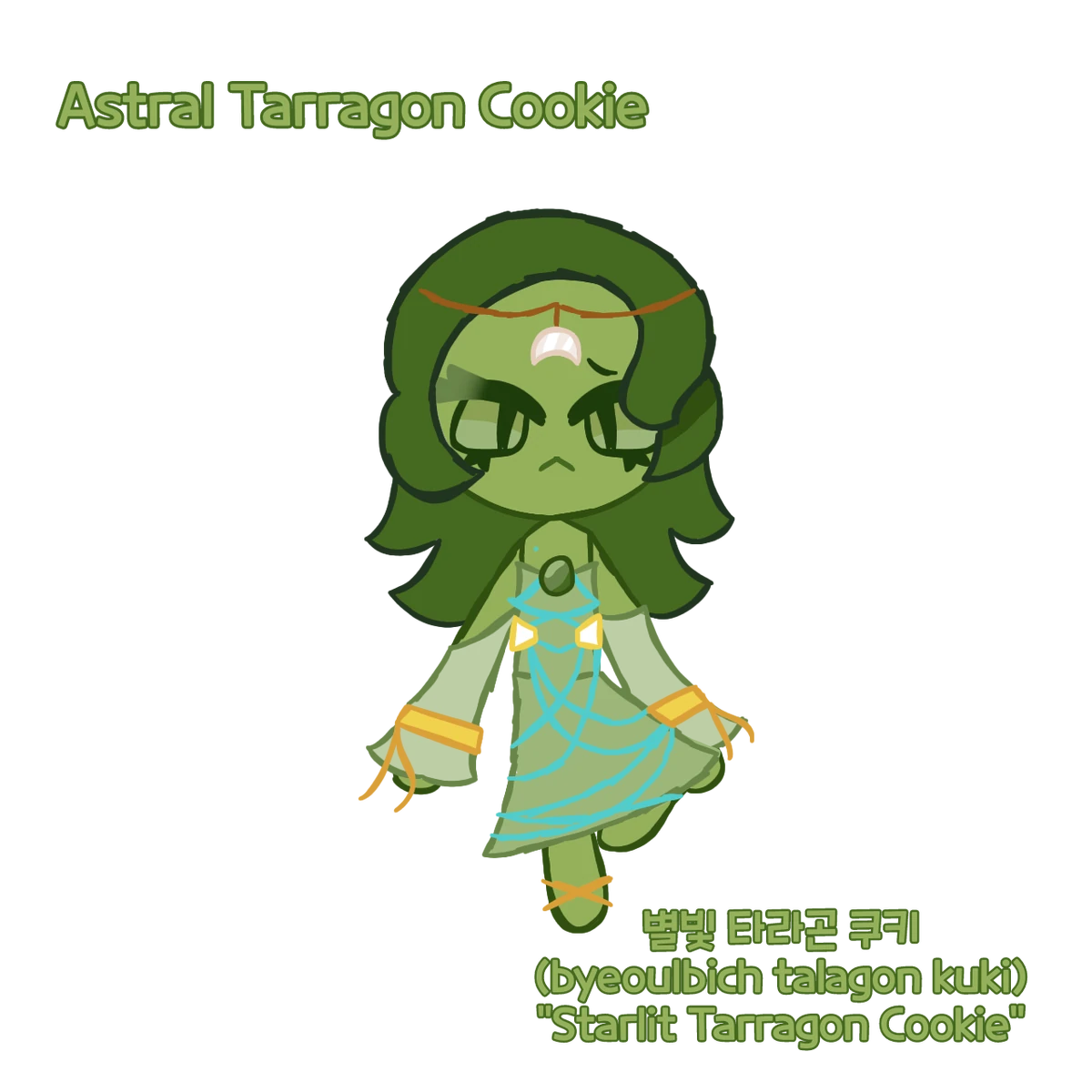 Astral Tarragon Cookie | Cookie Run: Kingdom OCs Wiki | Fandom