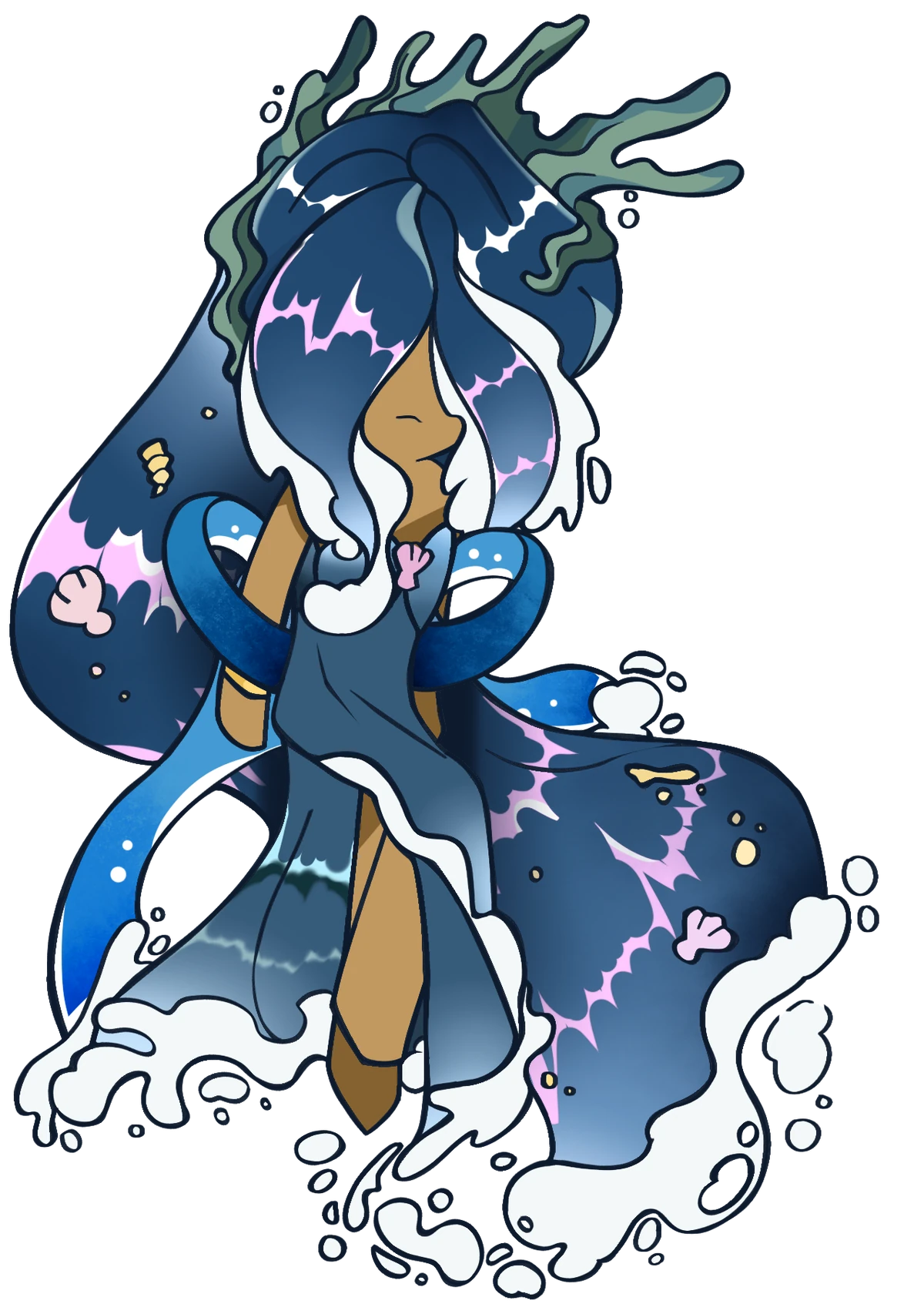 Ocean Nymph Cookie | Cookie Run: Kingdom OCs Wiki | Fandom