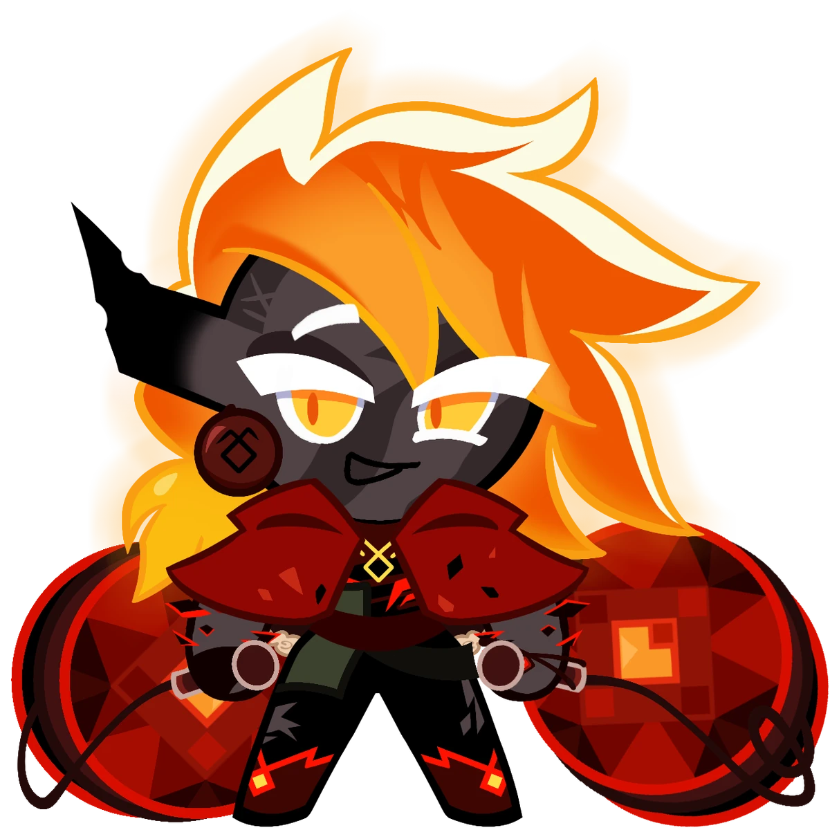 Charcoal Flame Cookie | Cookie Run: Kingdom OCs Wiki | Fandom