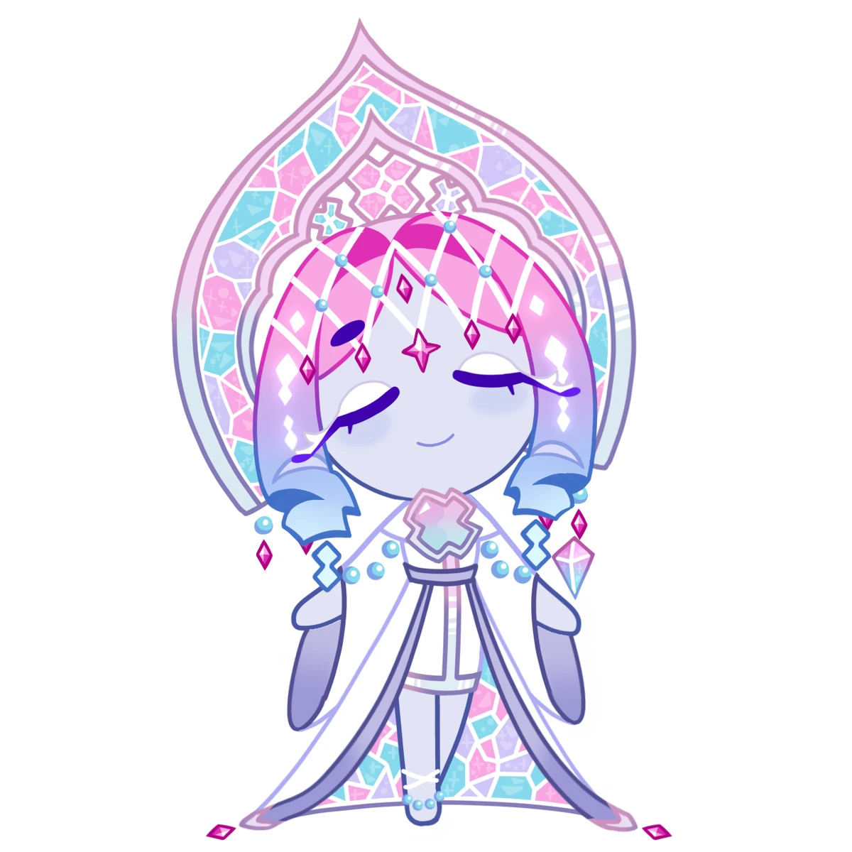Sugar Crystal Cookie (Blessed) | Cookie Run: Kingdom OCs Wiki | Fandom