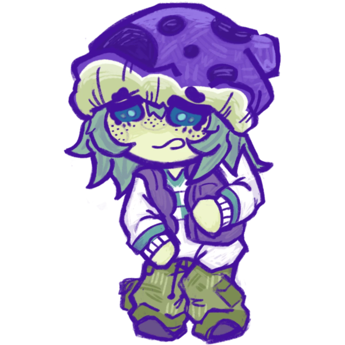 Scaredy Shroom Cookie | Cookie Run: Kingdom OCs Wiki | Fandom