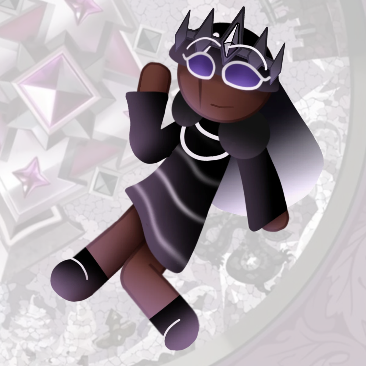 Midnight Choco Cookie | Cookie Run: Kingdom OCs Wiki | Fandom