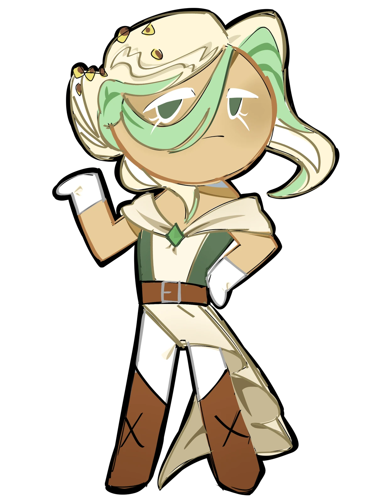 Pistachio Torte Cookie | Cookie Run: Kingdom OCs Wiki | Fandom