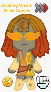 Aspiring Cream Eclair Cookie | Cookie Run: Kingdom OCs Wiki | Fandom