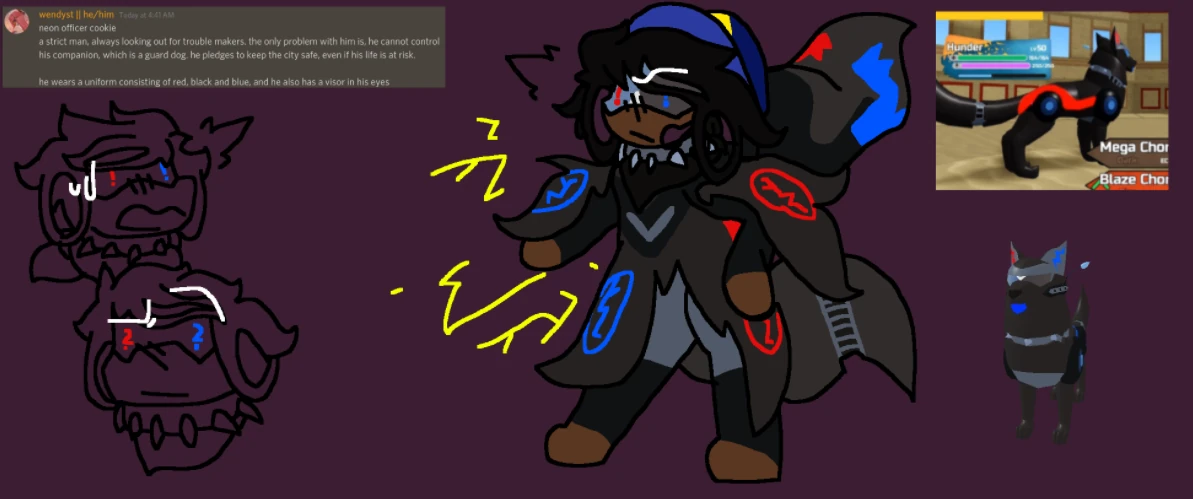 Neon Officer Cookie | Cookie Run OCs and Roleplay Wiki | Fandom