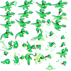 Rayquaza Sprite Sheet