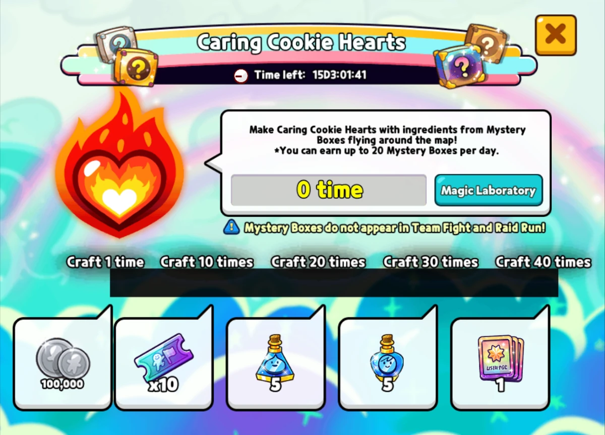 Caring Cookie Hearts | Cookie Run Wiki | Fandom
