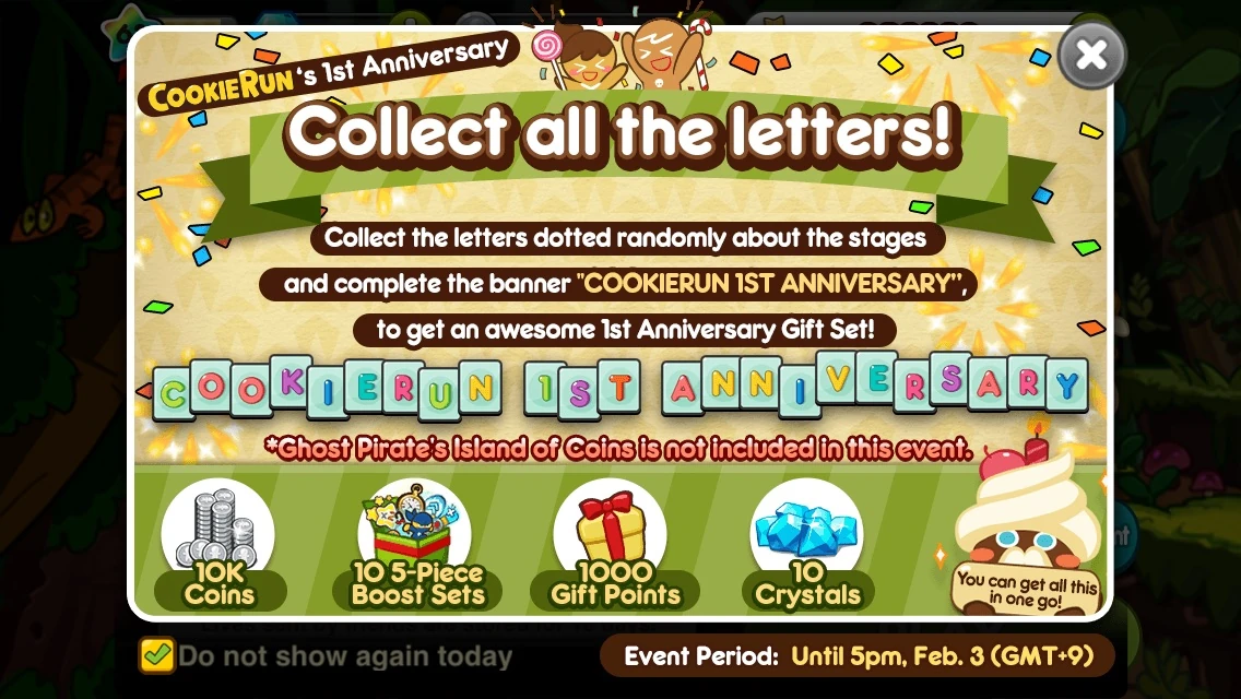 1st Anniversary Alphabet Round Up! | Cookie Run Wiki | Fandom