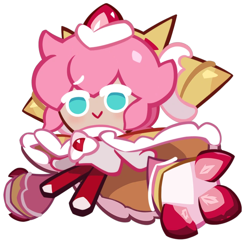 Strawberry Crepe Cookie (Witch's Castle) | Cookie Run Wiki | Fandom