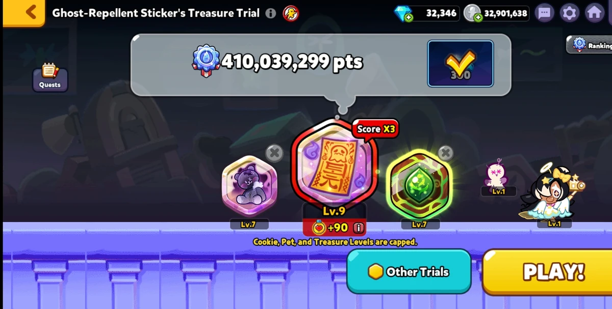 Ghost-Repellent Sticker's Treasure Trial | Cookie Run Wiki | Fandom