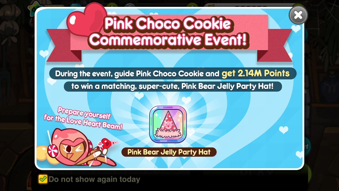 Pink Choco Cookie Commemorative Event | Cookie Run Wiki | Fandom