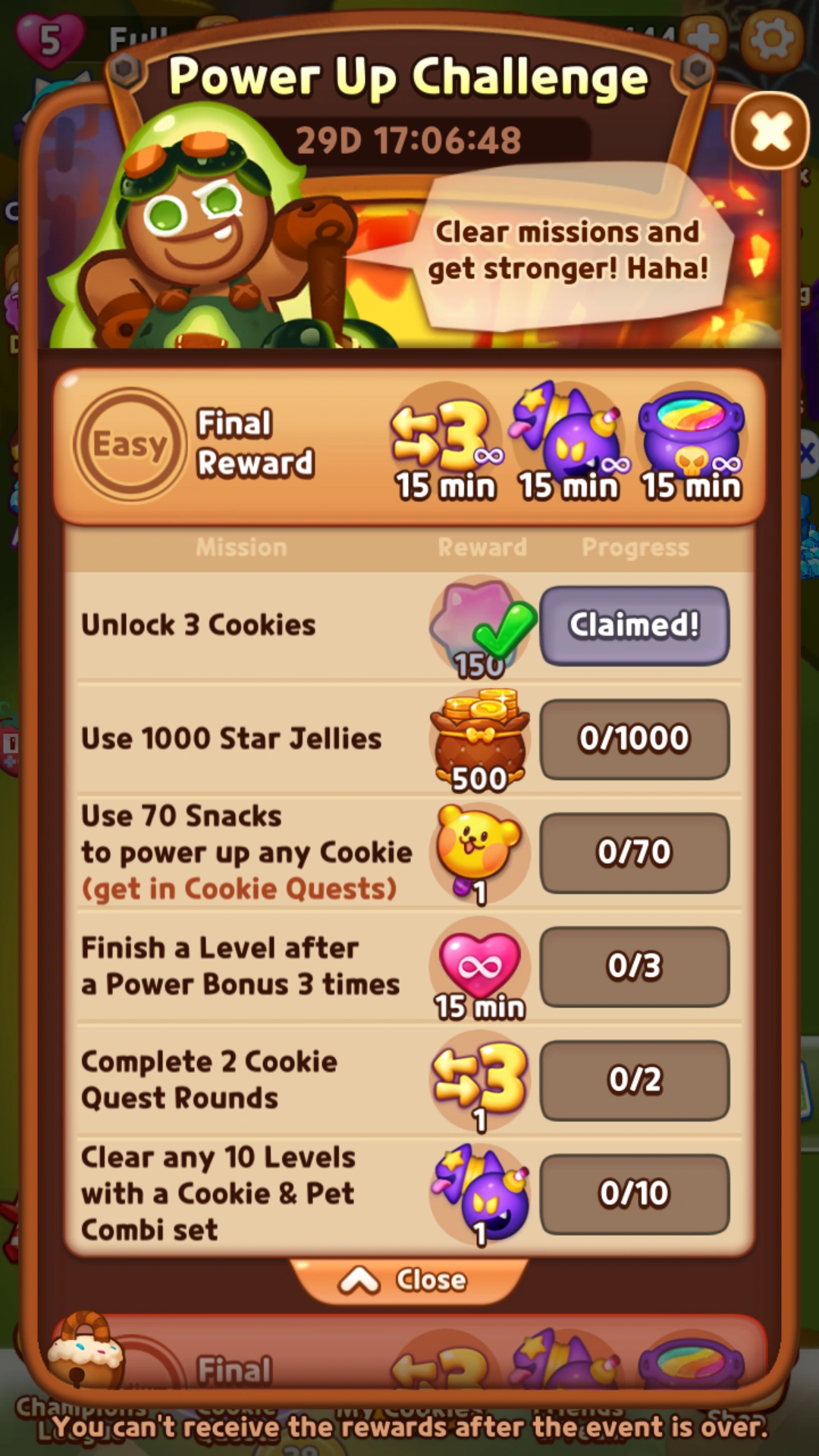 Power Up Challenge | Cookie Run Wiki | Fandom