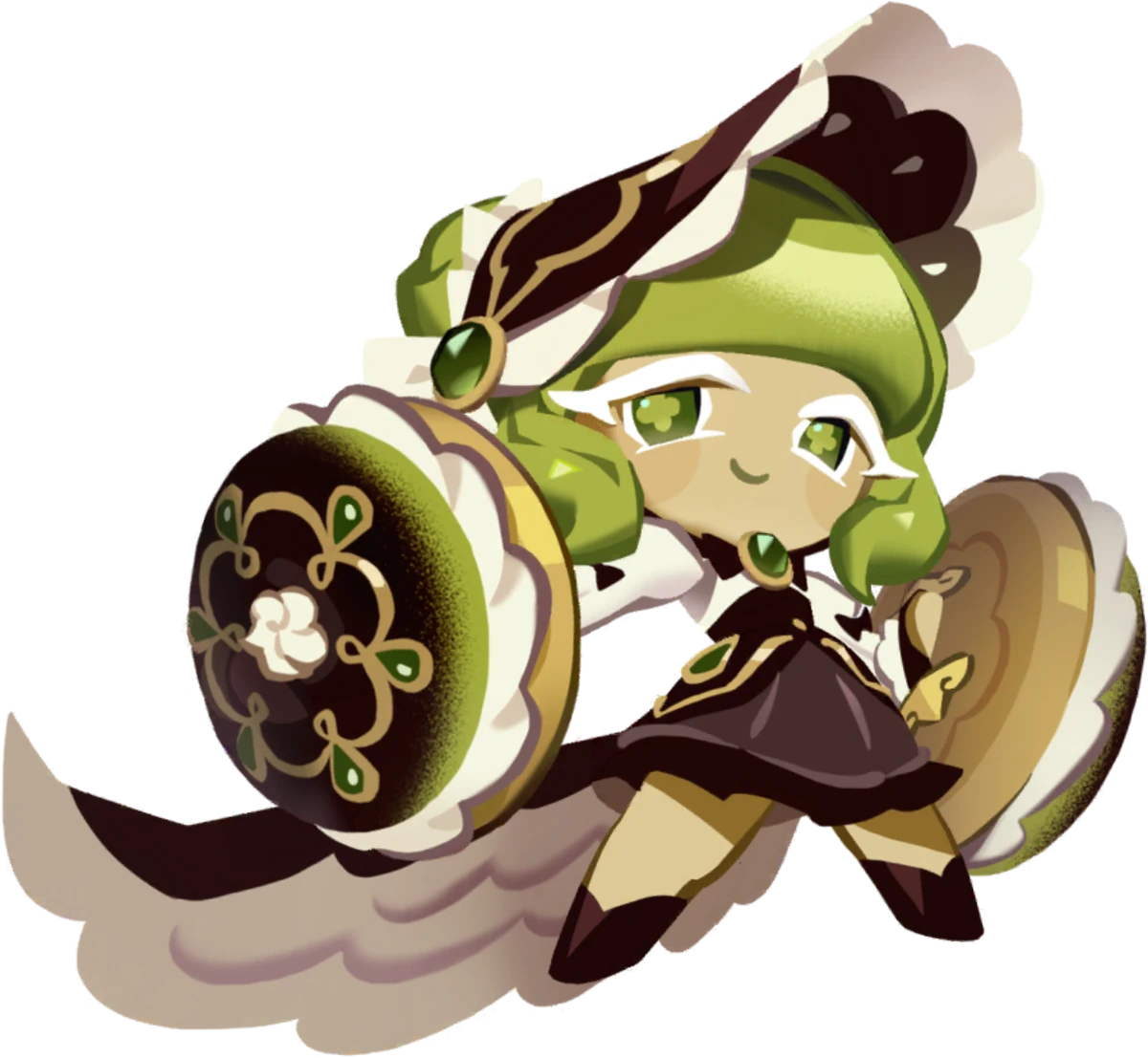Green Tea Mousse Cookie's Costumes | Cookie Run: Kingdom Wiki | Fandom