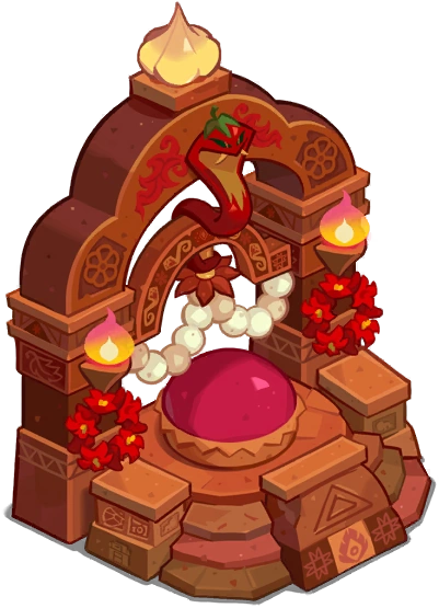 Burning Spice Cookie's Throne | Cookie Run: Kingdom Wiki | Fandom