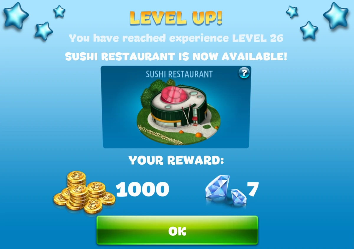 Category:Experience Level | Cooking Fever Wiki | Fandom