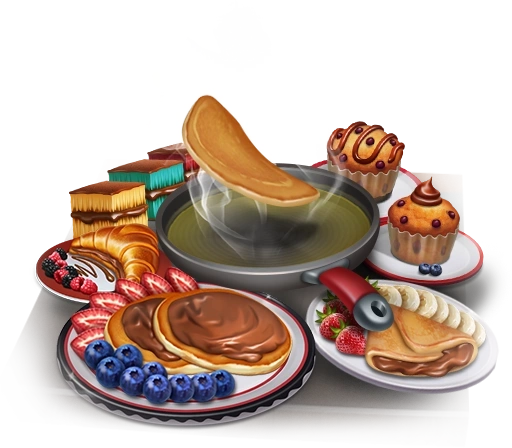 The Flipping Pancake | Cooking Fever Wiki | Fandom