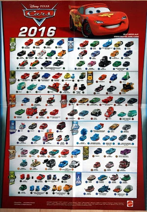2016 Mattel Cars Collection | COOLection TV Wiki | Fandom