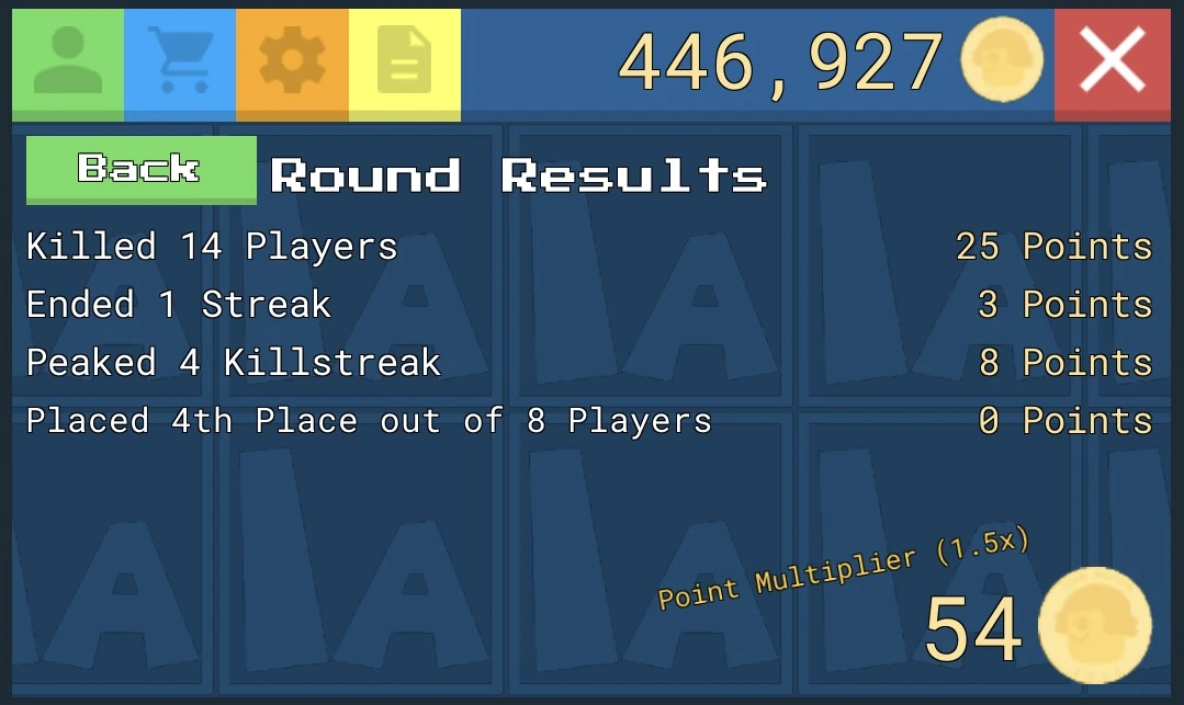 Round Results | Roblox Item Asylum Wiki | Fandom