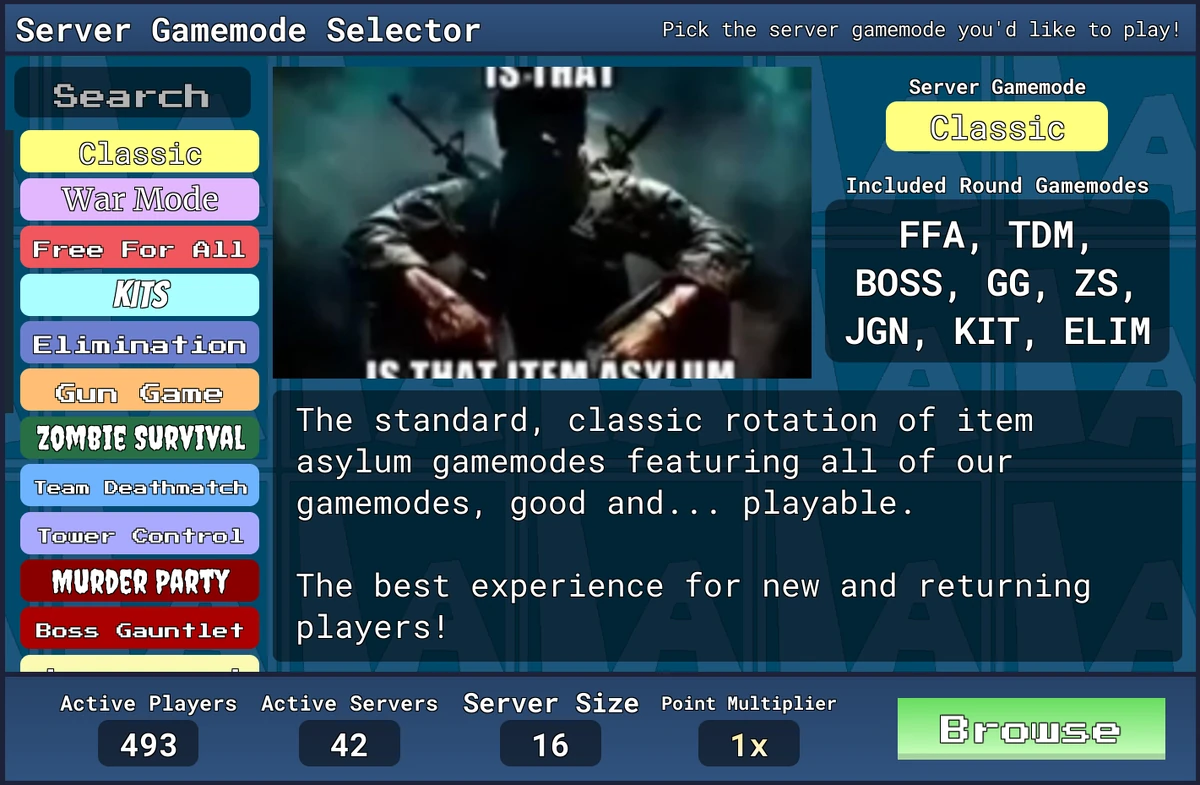 Server Browser | Roblox Item Asylum Wiki | Fandom