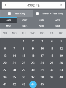 Oktal calendar | Coracan Wiki | Fandom