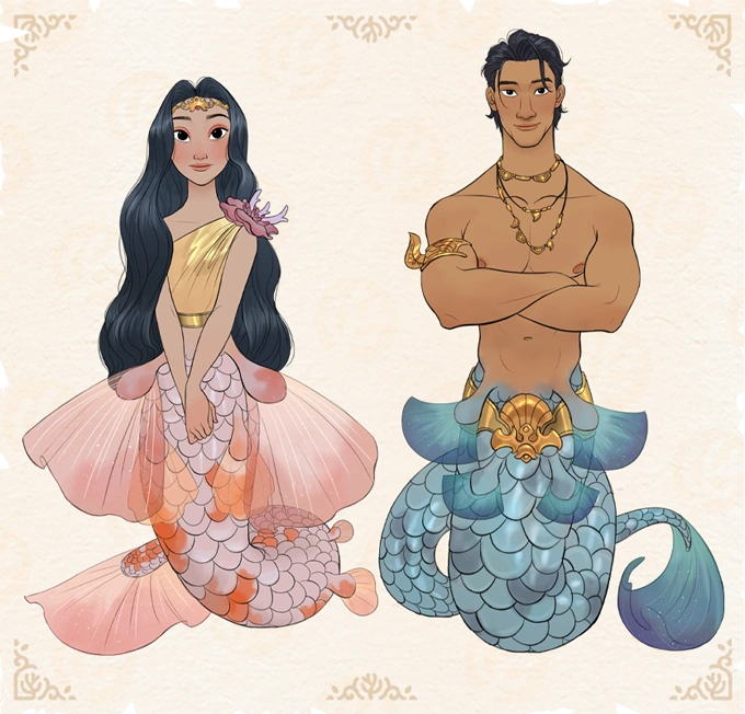 Les ondin.es | Wiki Coral Island | Fandom