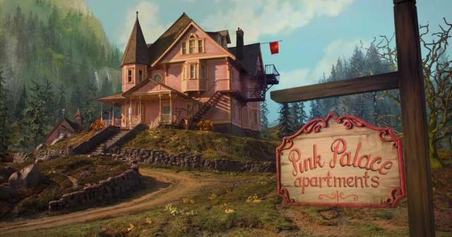 O Pink Palace exterior | Wiki Coraline | Fandom