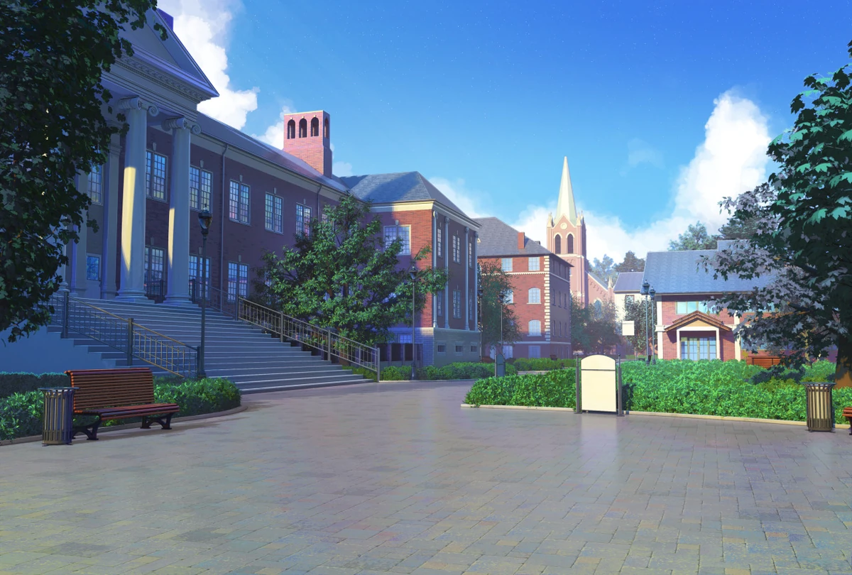 Patio del Campus | Wiki Corazón de melón | Fandom