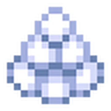Minecraft Snowball Pixel Art