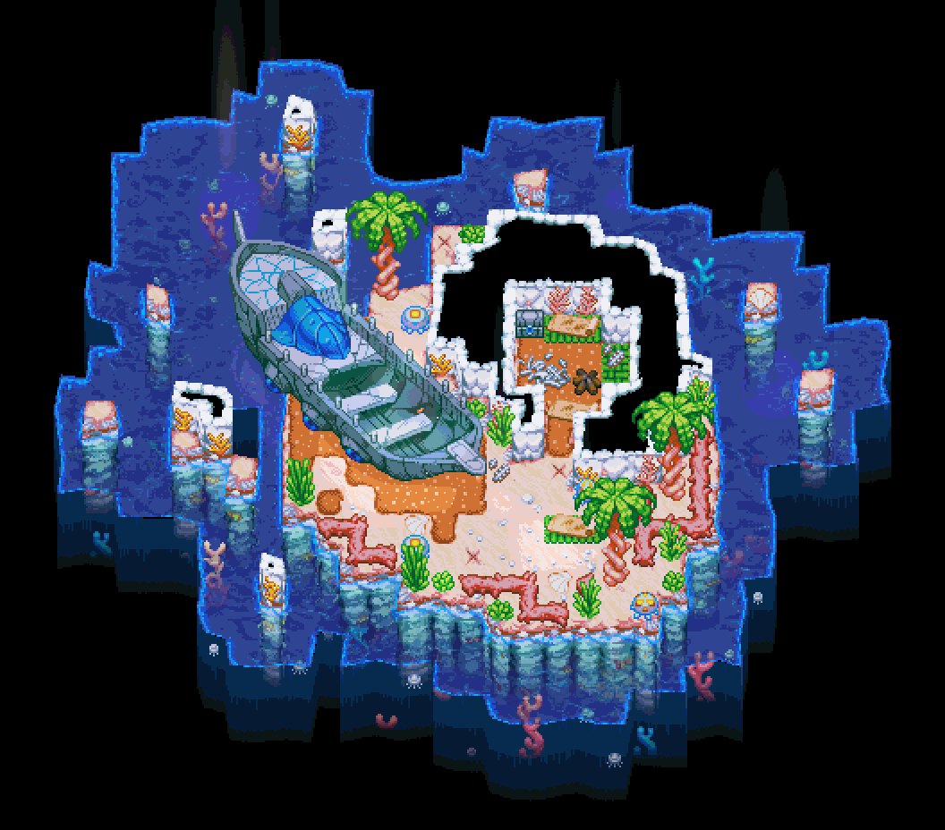 Beached Caveling Ship Island | Core Keeper Wiki | Fandom