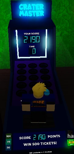 Crater Master | Cornerstone Arcade Roblox Wiki | Fandom
