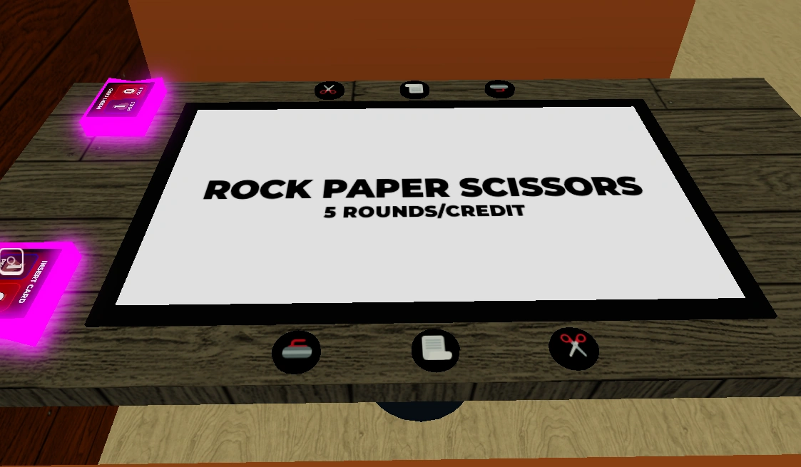 Rock Paper Scissors | Cornerstone Arcade Roblox Wiki | Fandom