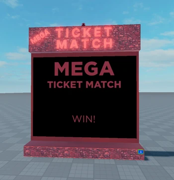 Mega Ticket Match | Cornerstone Arcade Roblox Wiki | Fandom