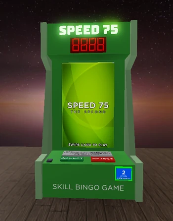 Speed 75 | Cornerstone Arcade Roblox Wiki | Fandom